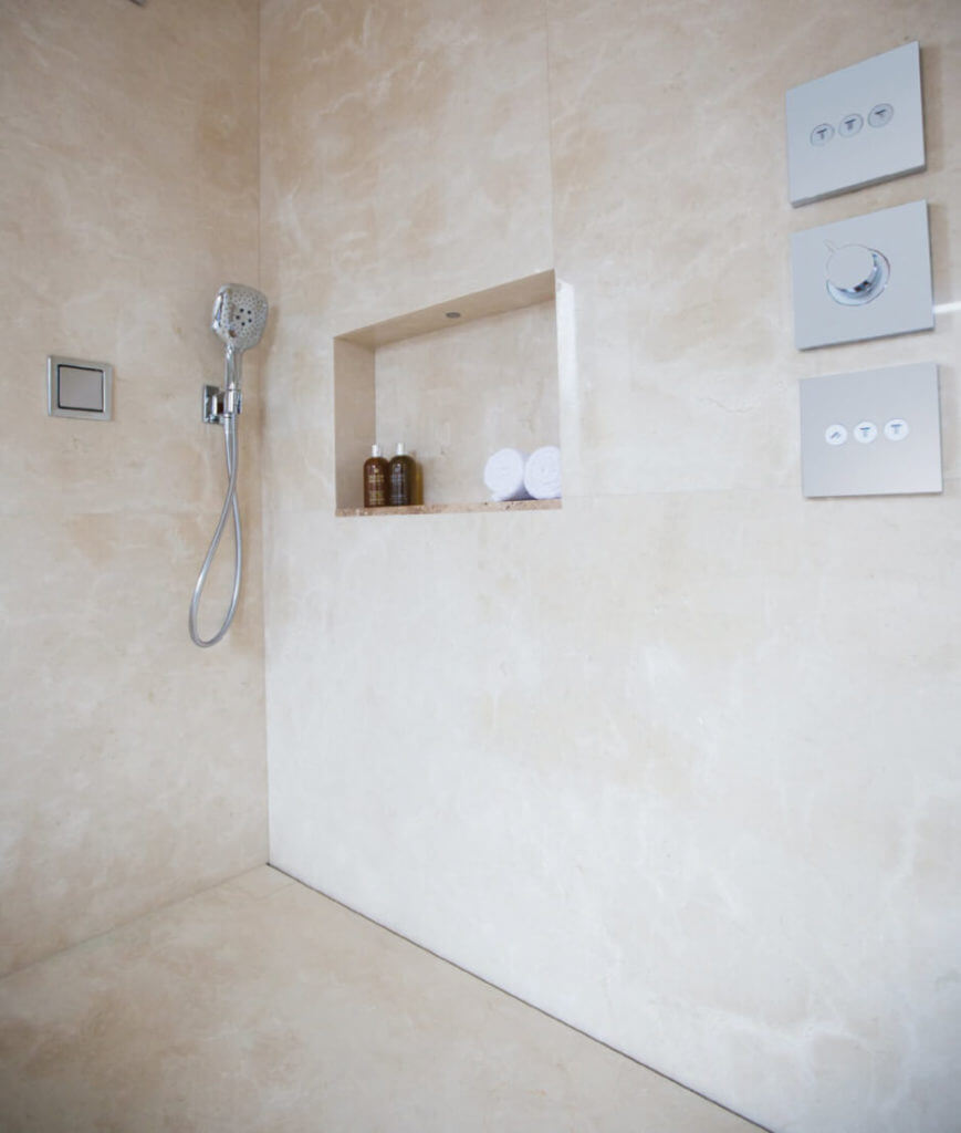 Invisible INFINITY Linear Shower Drain | On The Level